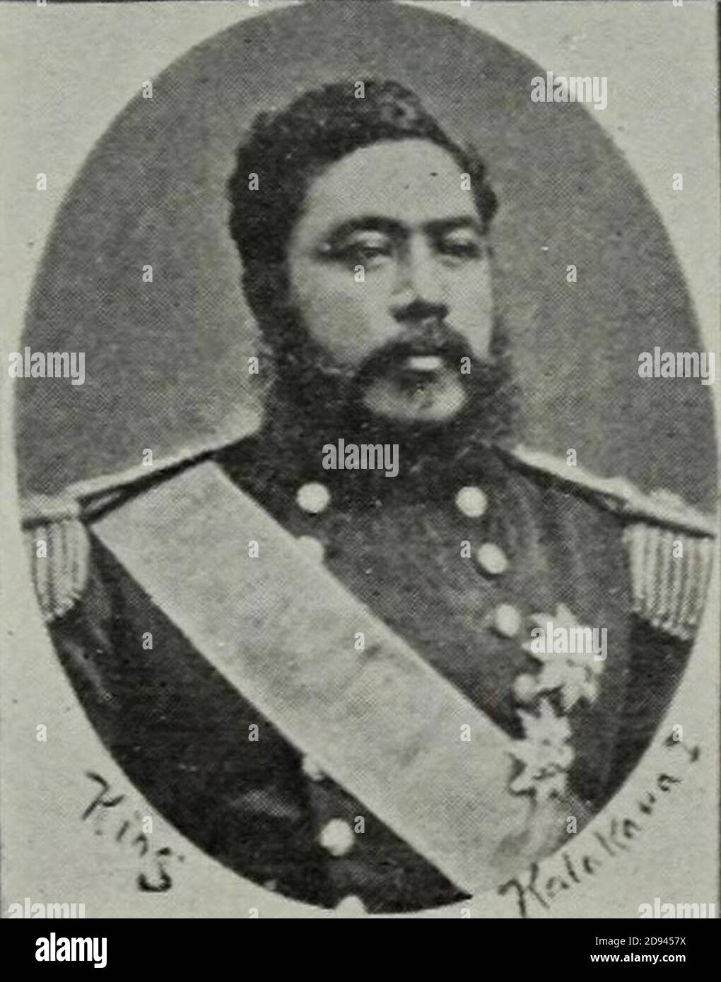 Kalakaua, King of Hawaii Stock Photo - Alamy