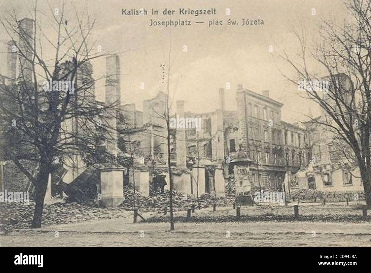 Kalisz Leopold Weiss Palace 1914 Stock Photo - Alamy