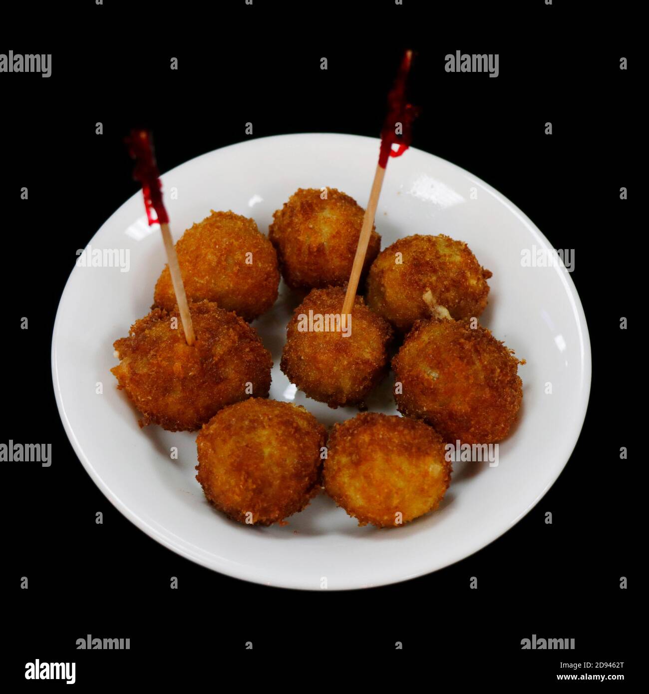 risotto arancini balls, deep fried breaded rice balls, italian food ...