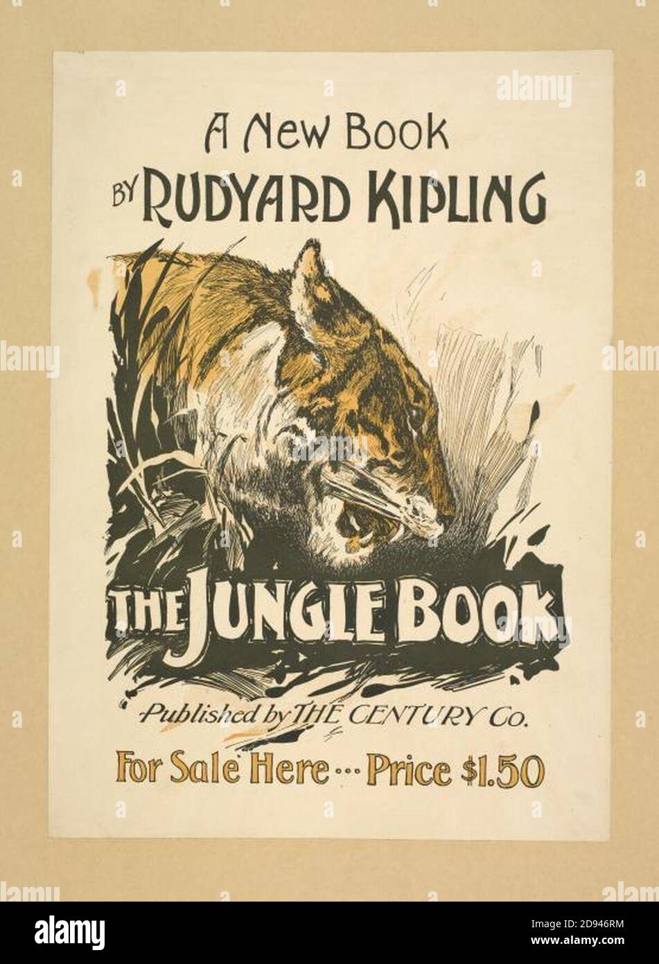 Jungle Book Rudyard Kipling poster Stock Photo - Alamy