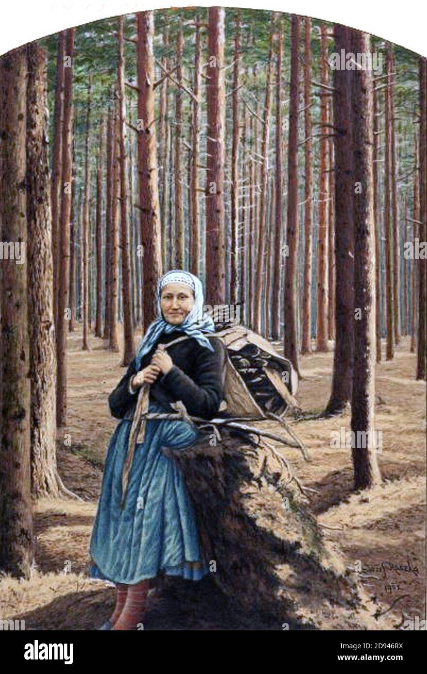 Józef Raszka Repose 1902 Stock Photo - Alamy