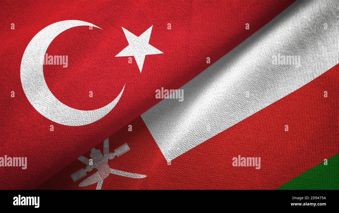 Oman turkey flag hi-res stock photography and images - Alamy