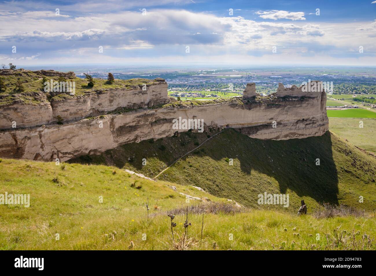 Scotts Bluff National Monument Stock Photo - Alamy
