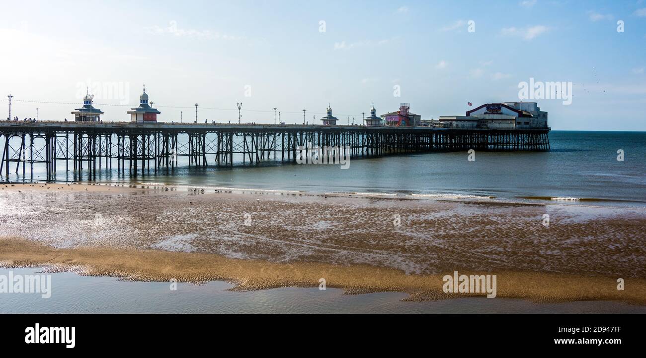View of the historic North Pier at Blackpool, England Stock Photo - Alamy