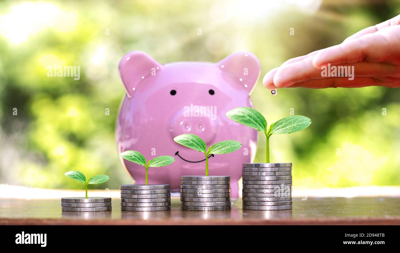 Bank growth concept hi-res stock photography and images - Alamy