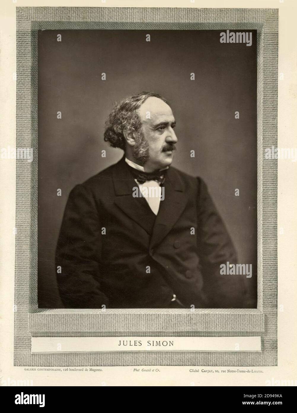 Jules Simon photographié par Étienne Carjat Stock Photo - Alamy