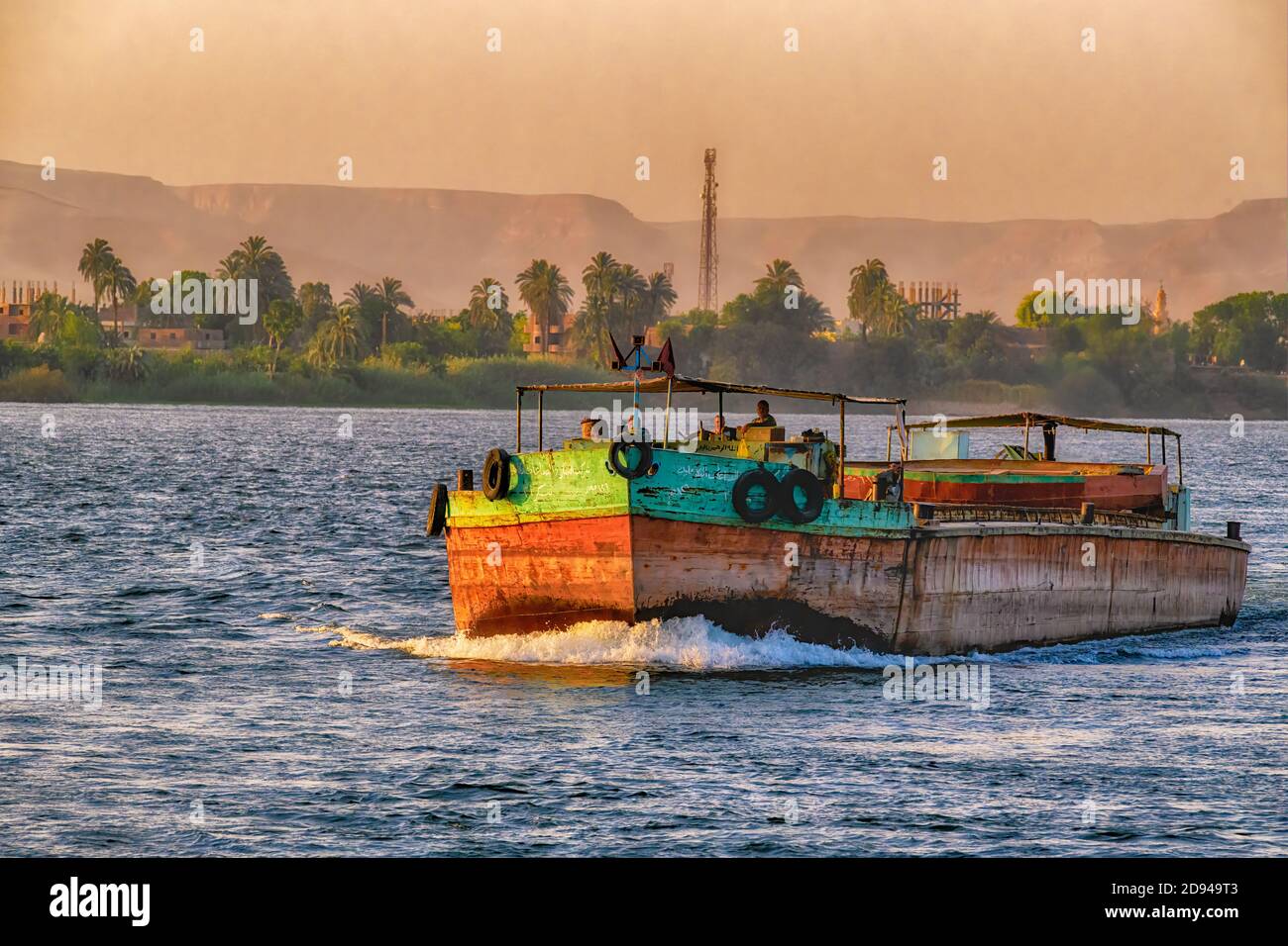 Old river barge hi-res stock photography and images - Alamy