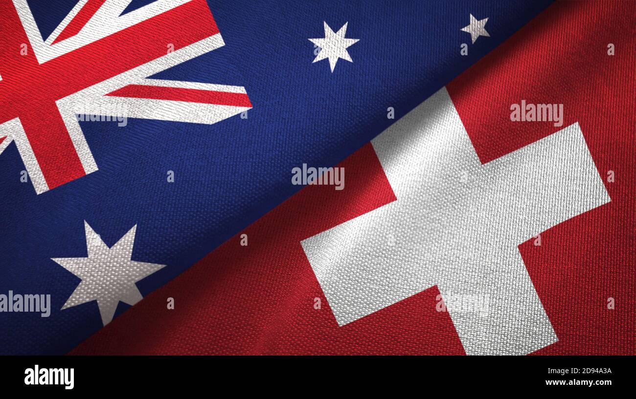 Australia switzerland flag hi-res stock photography and images - Alamy