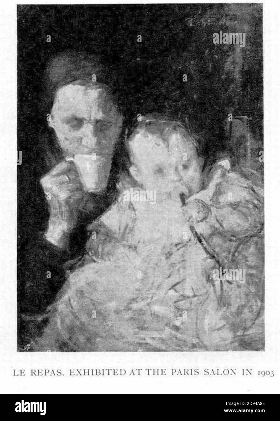 Julia Beatrice How - Le Repas Stock Photo - Alamy