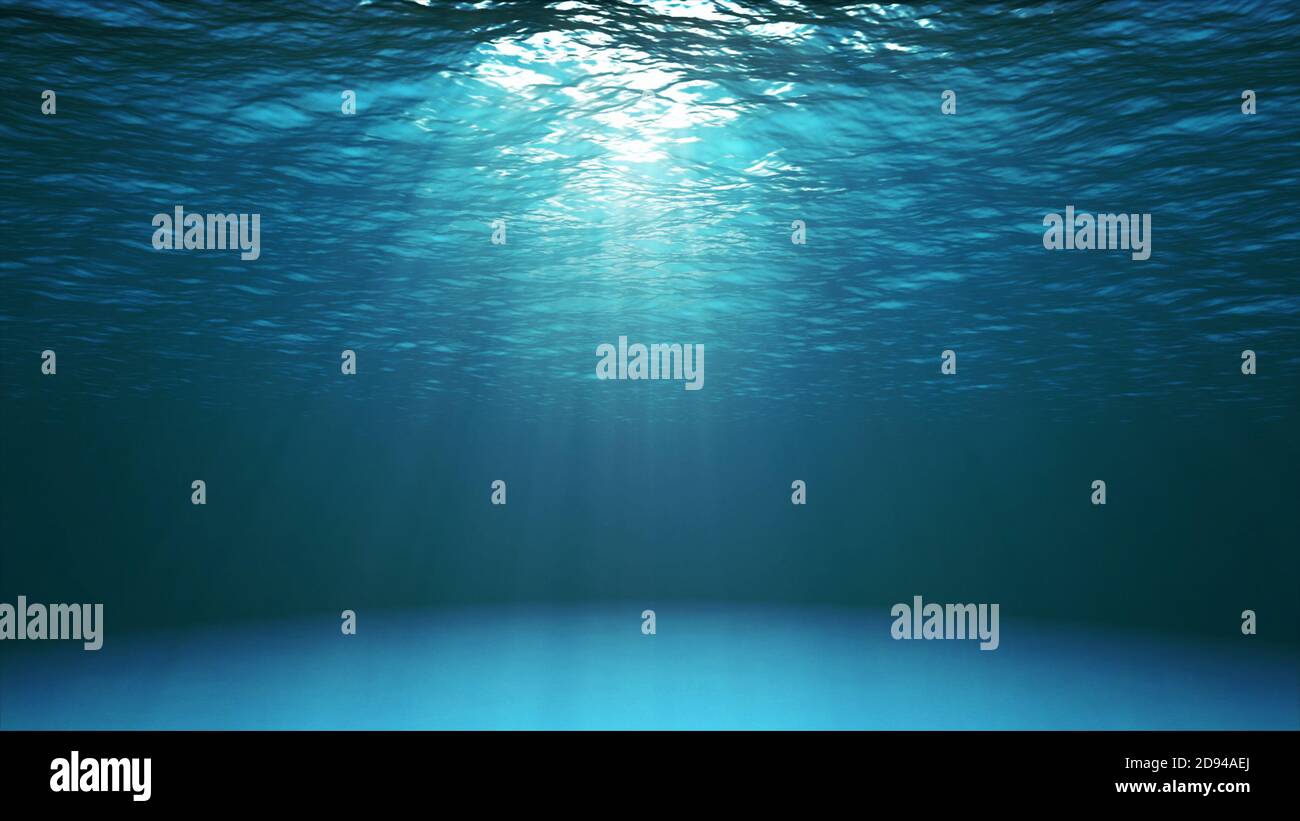 Light Shining Through Water