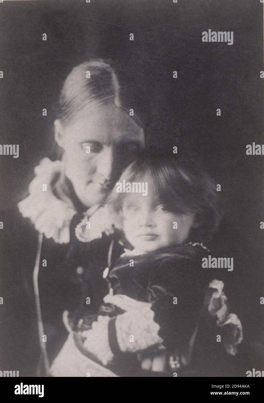 Julia Stephen with Virginia on her lap 1884 Stock Photo - Alamy
