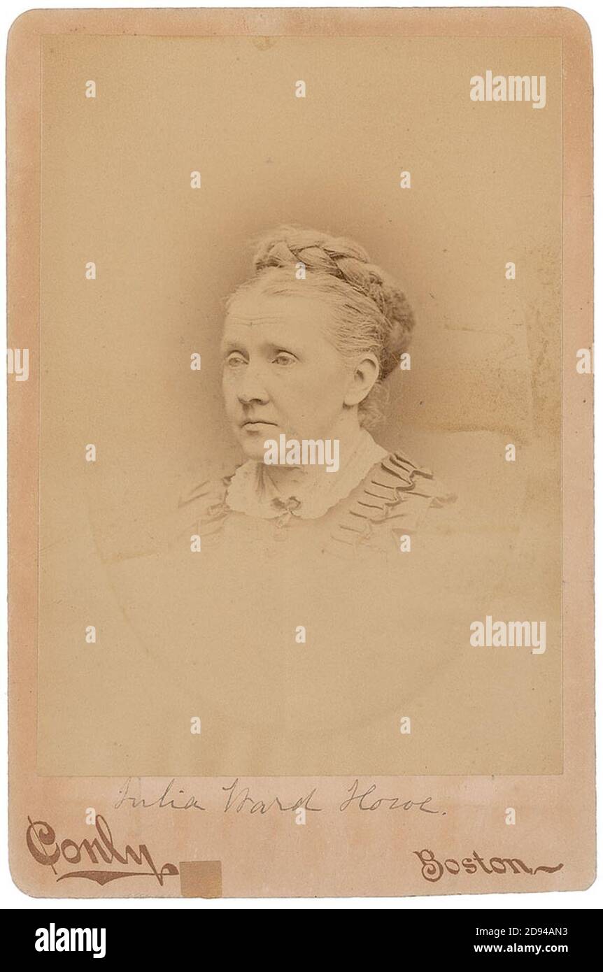 Julia Ward Howe by Conly c1890 Stock Photo - Alamy