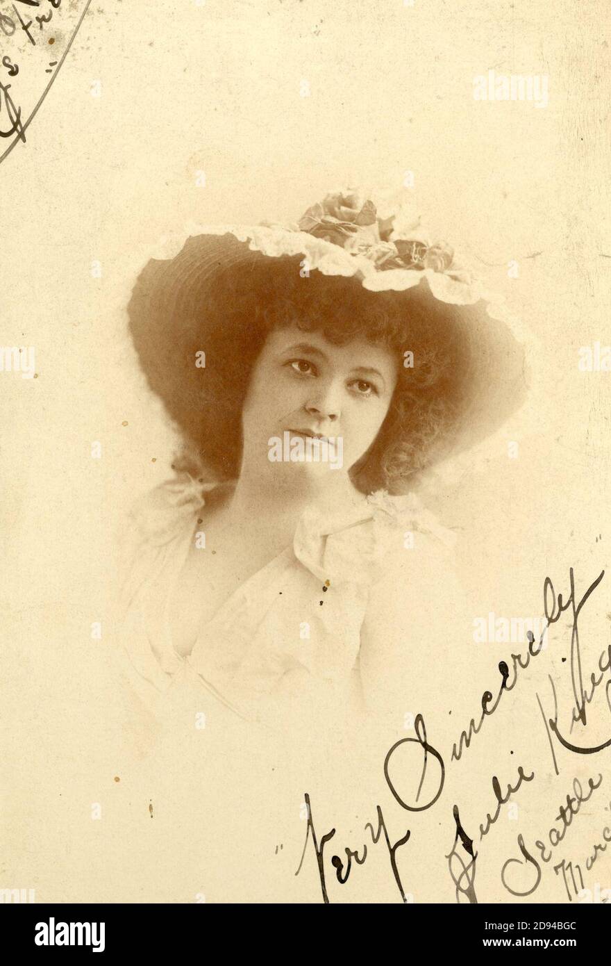 Julie Kingsley, stage actress Stock Photo - Alamy