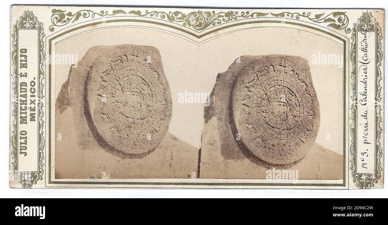 Julio Michaud E Hijo c1860 n3 Pierre du Calendrier Cathedral Stock ...