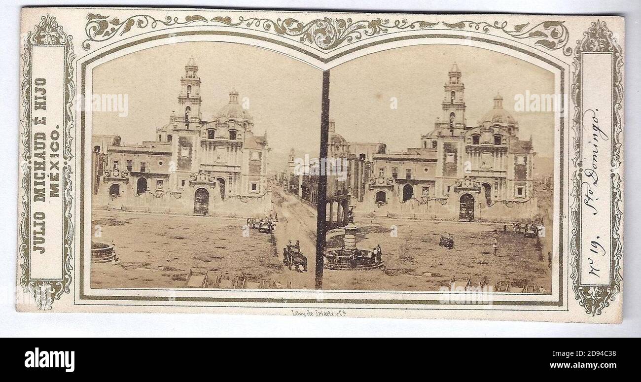 Julio Michaud E Hijo c1860 n19 Sto Domingo Stock Photo - Alamy