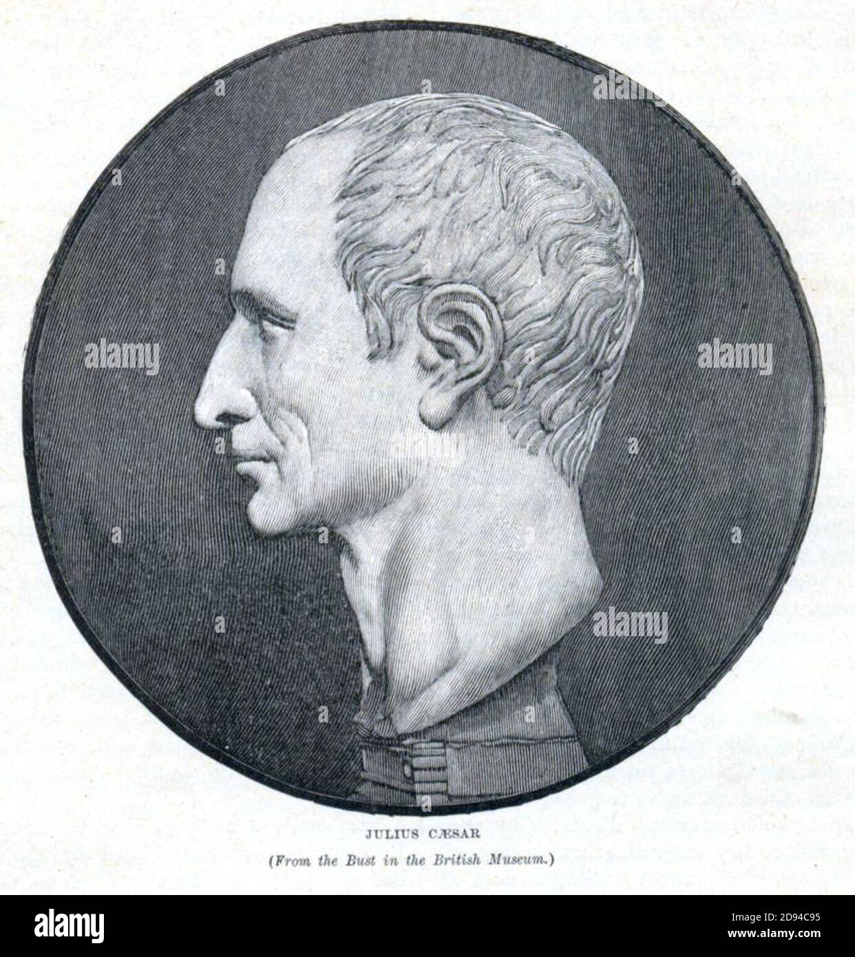 Julius Caesar - Illustration from Cassell's History of England ...