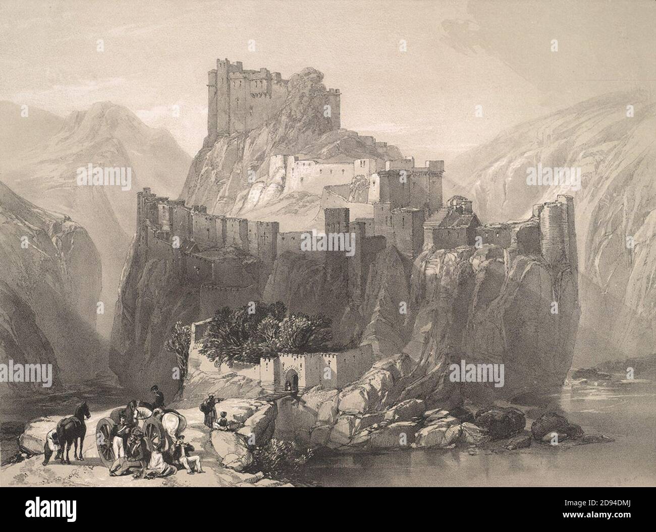 Jullunder Doab Kote Kangra Stock Photo - Alamy