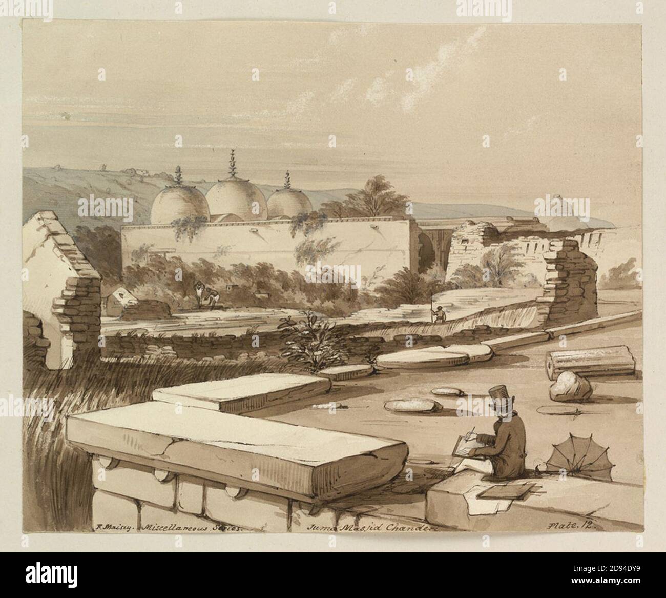 Juma Masjid, Chanderi Stock Photo - Alamy