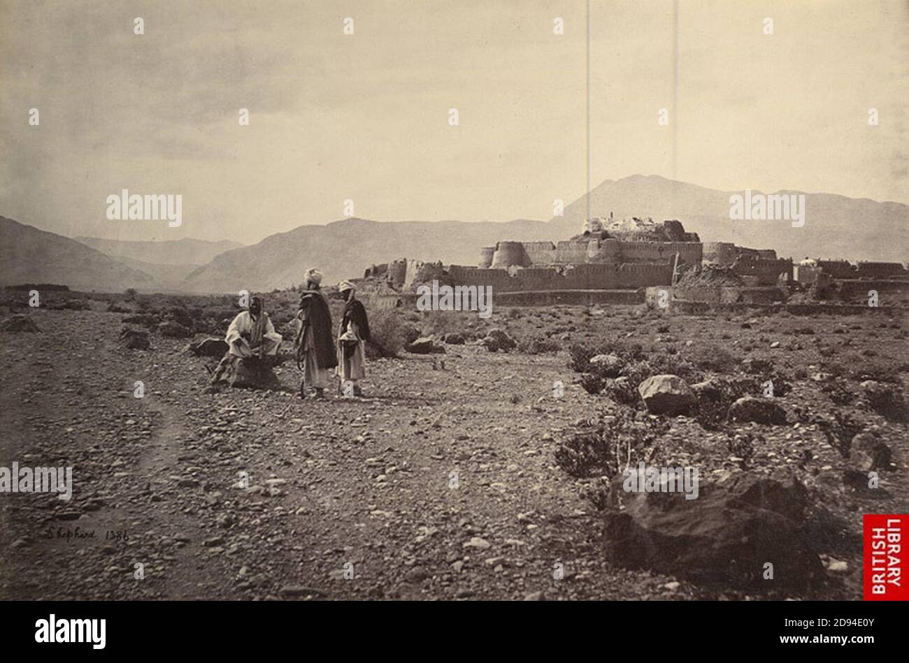 Jumrood Fort at the entrance to the Khyber Pass by Charles Shepherd ...