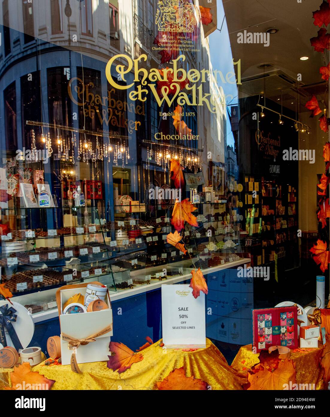 Charbonnel and Walker, Princes Arcade, London Stock Photo - Alamy