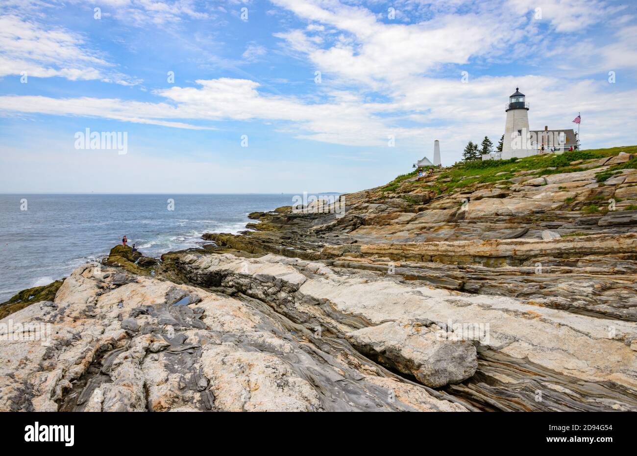 Pemaquid Point Lighthouse Stock Photo - Alamy