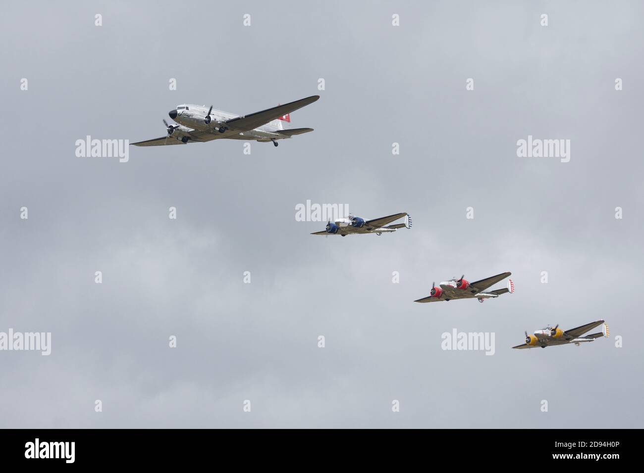 Beechcraft model 18 and douglas dc3 hi-res stock photography and images ...