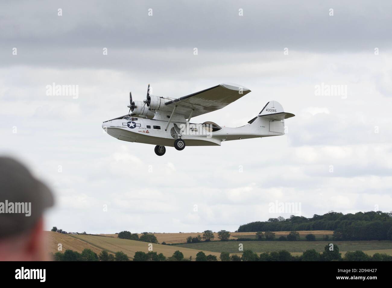 PBY Catalina, Miss Pick Up, flying at the Duxford Air Show 2019- flying ...