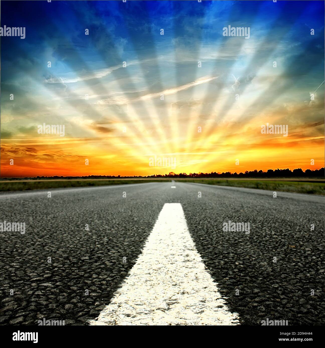 The road less traveled hi-res stock photography and images - Alamy