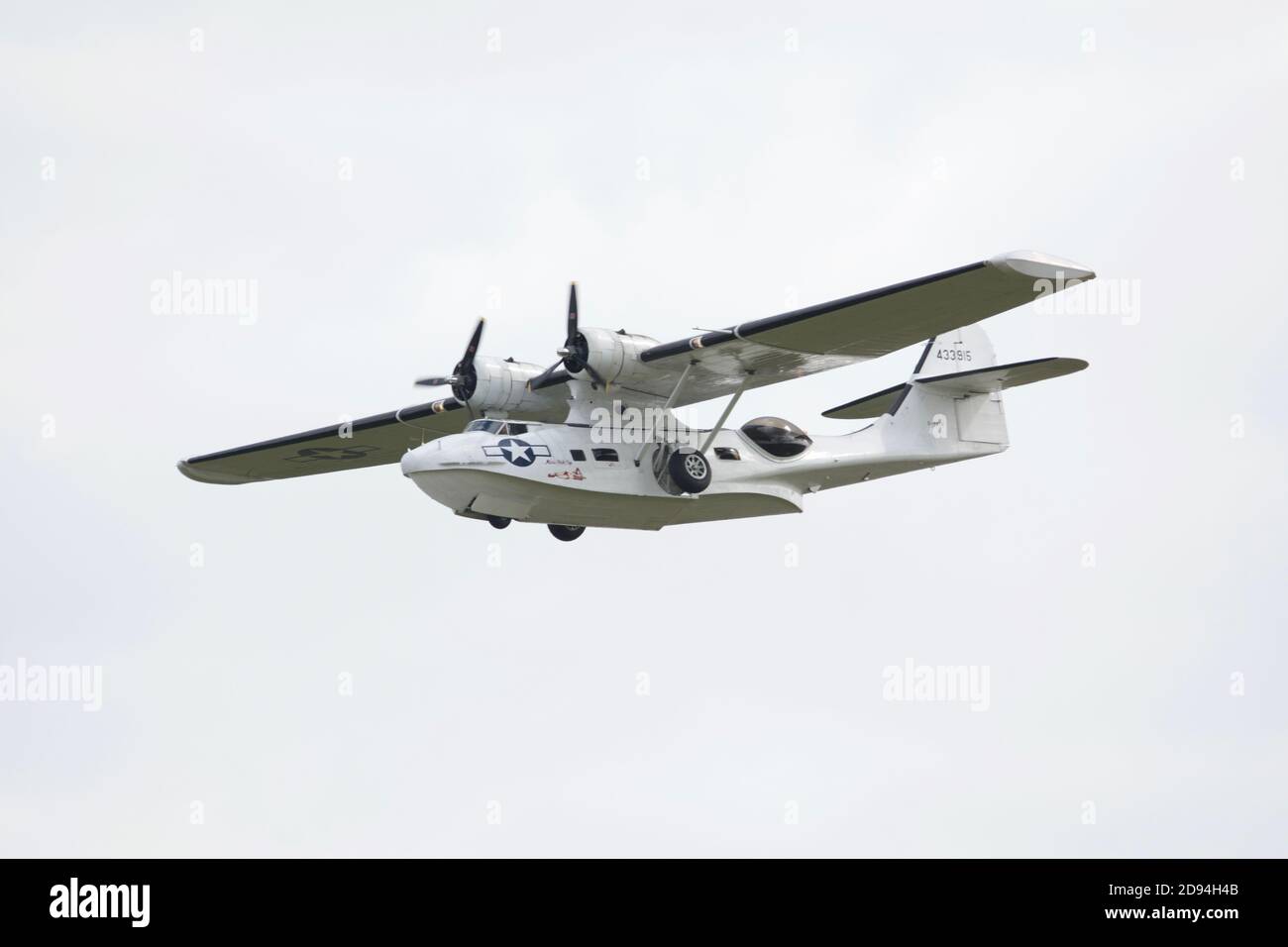PBY Catalina, Miss Pick Up, flying at the Duxford Air Show 2019- flying ...