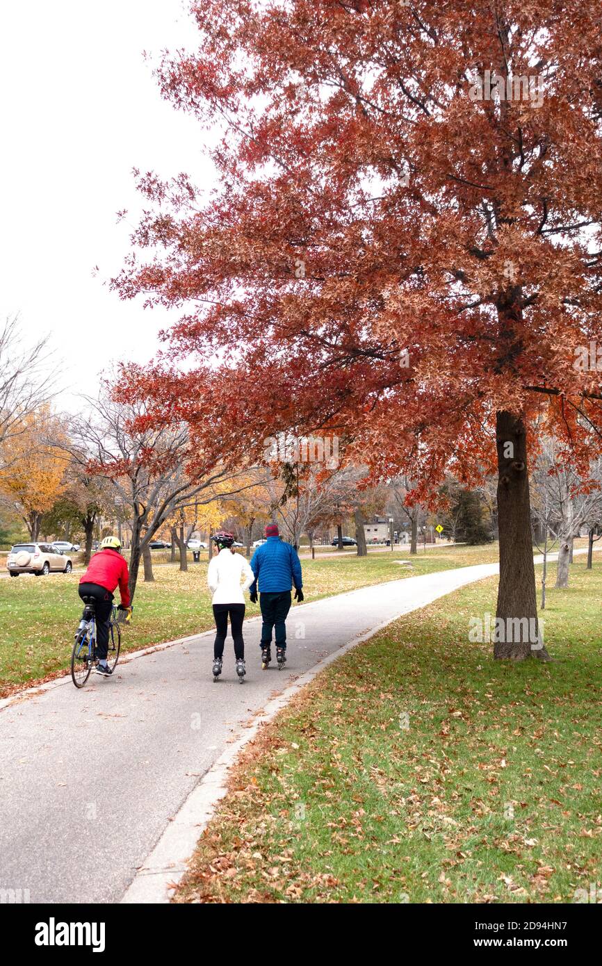 People enjoy walking biking hi-res stock photography and images - Alamy