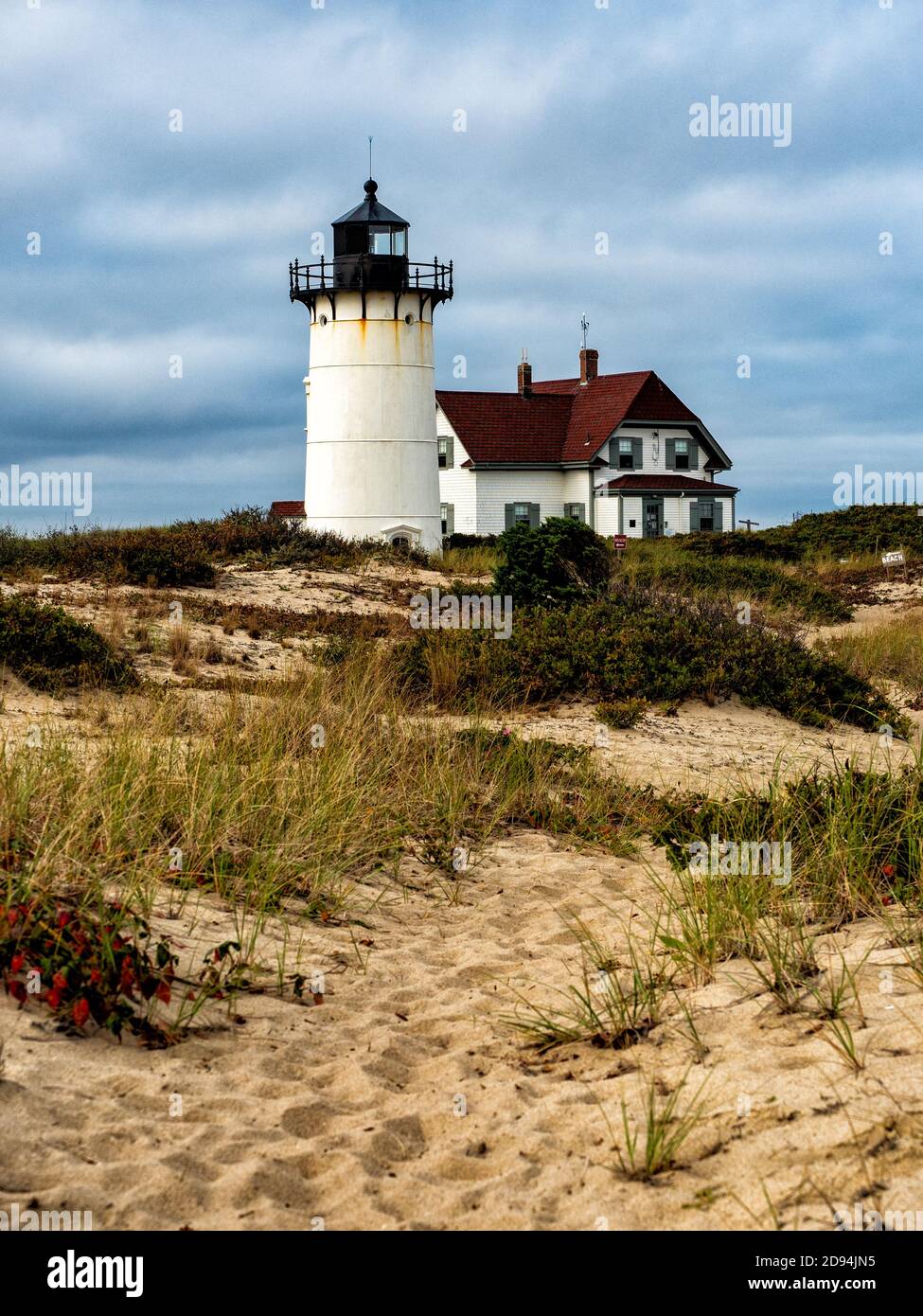 Race Point Lighthouse Stock Photo - Alamy