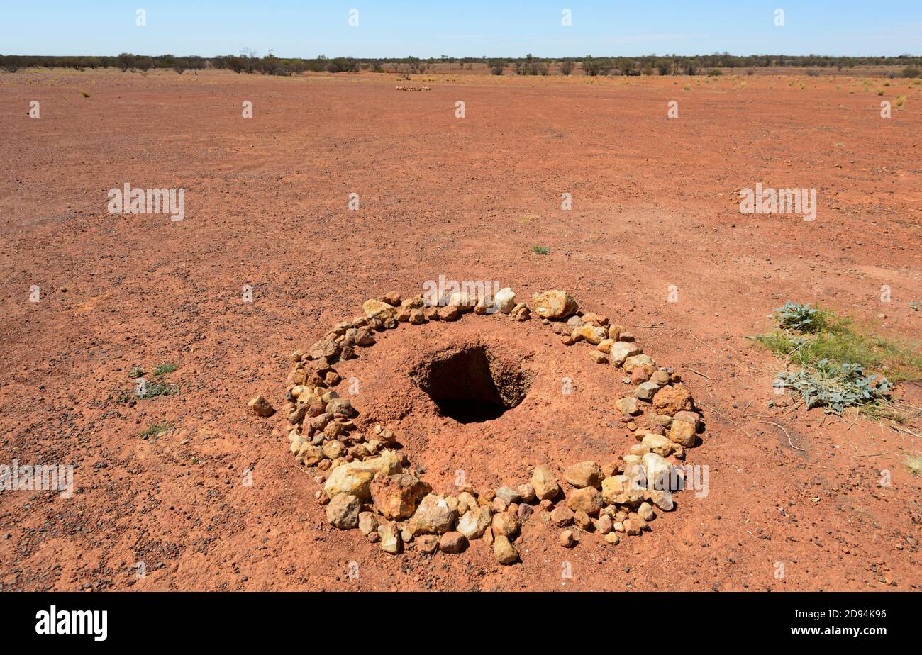 Native Well near Windorah, Diamantina Shire, Queensland, QLD, Australia ...