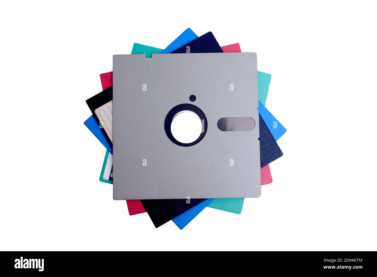 Close up view of floppy disk isolated over white background Stock Photo ...