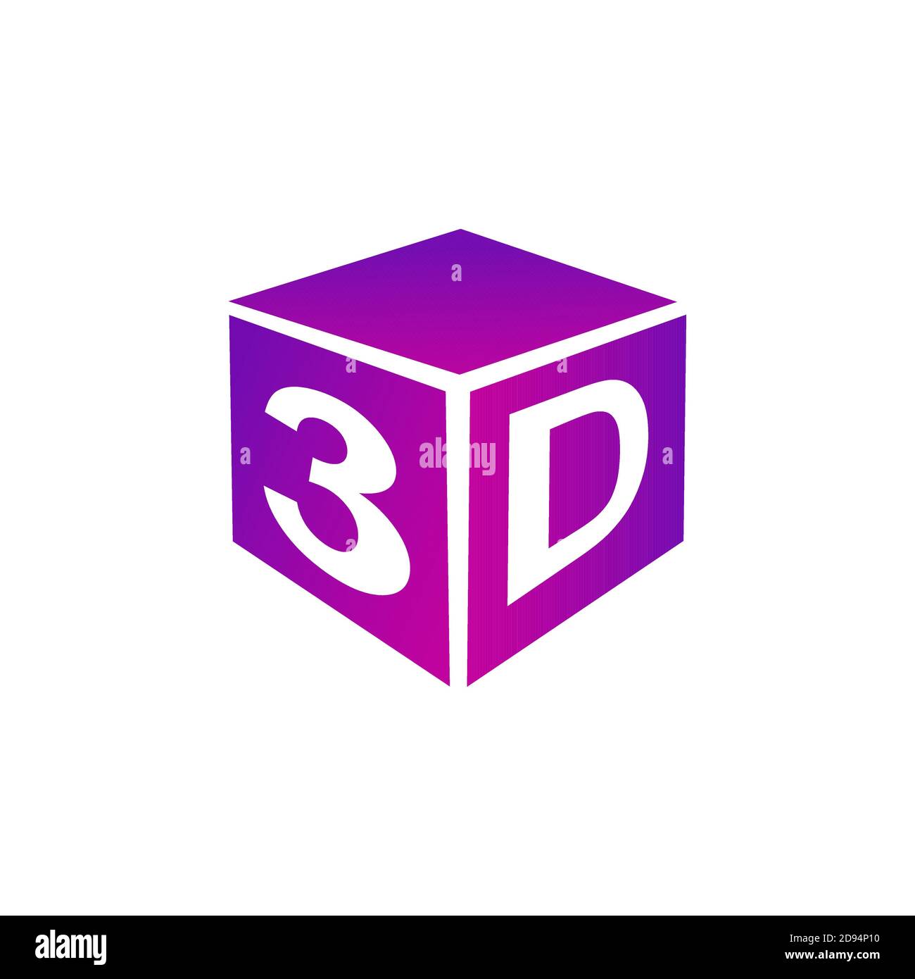 3D logo design vector template Stock Vector Image & Art - Alamy