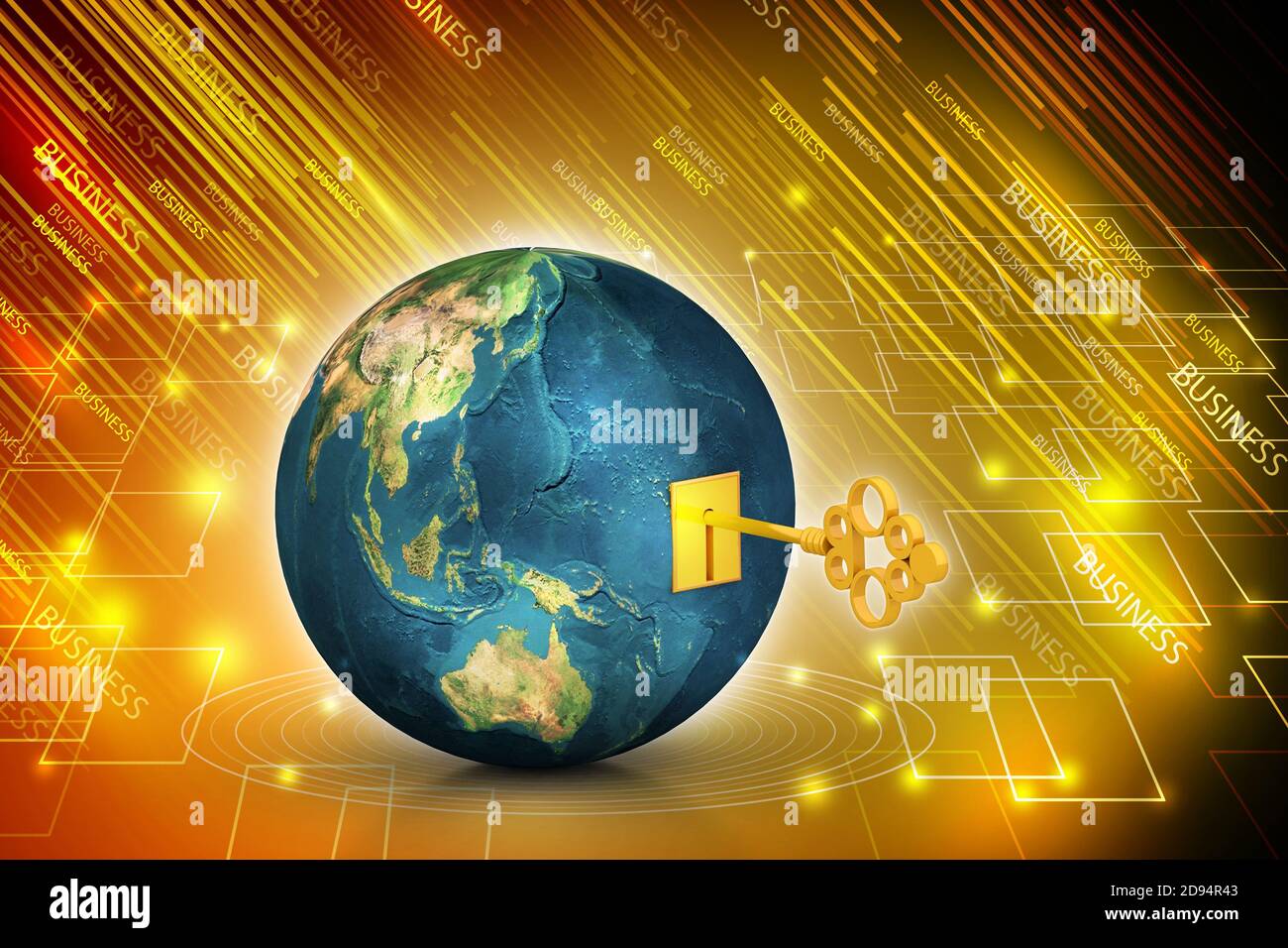 Key of the world Stock Photo - Alamy
