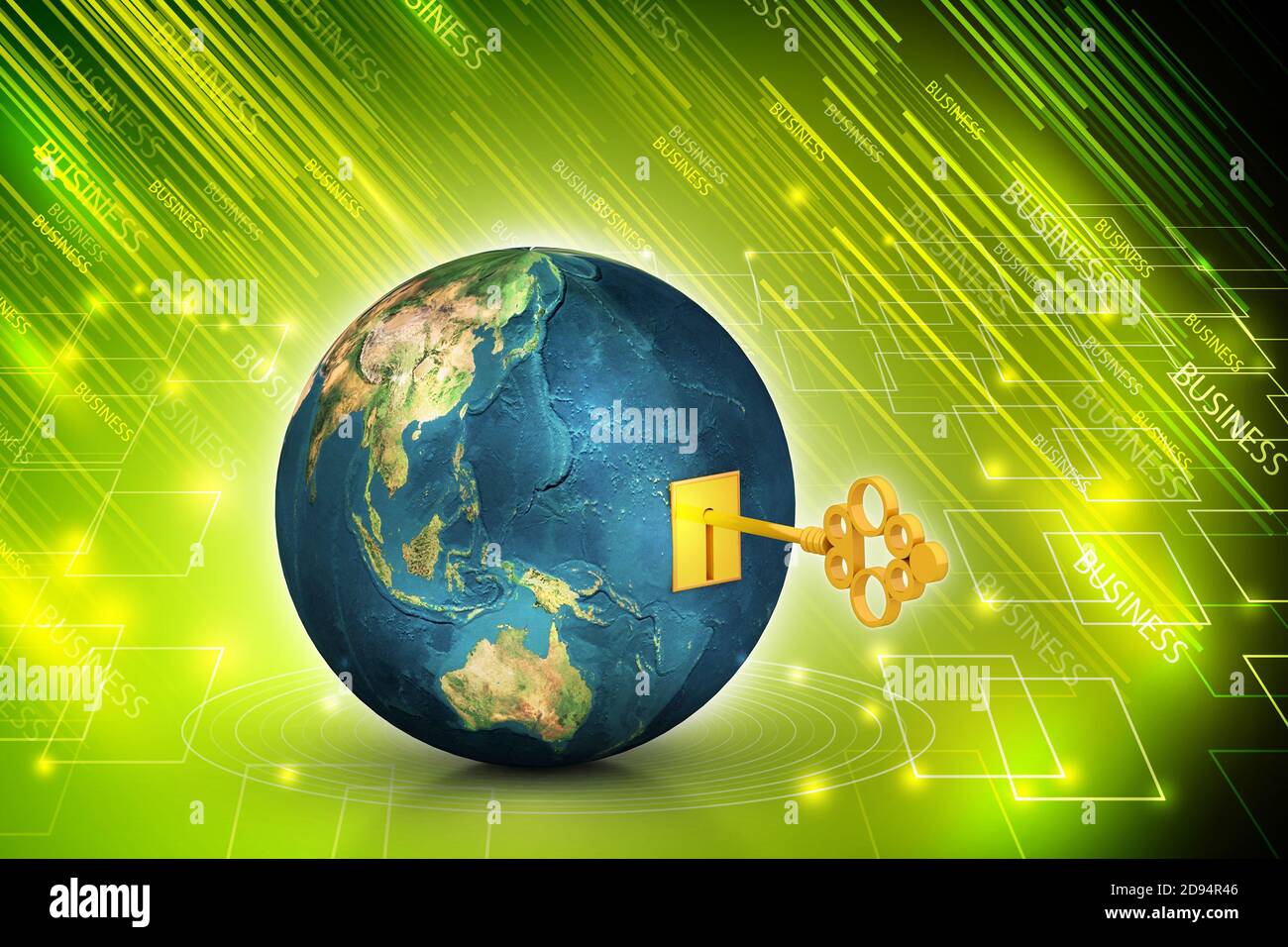 Key of the world Stock Photo - Alamy