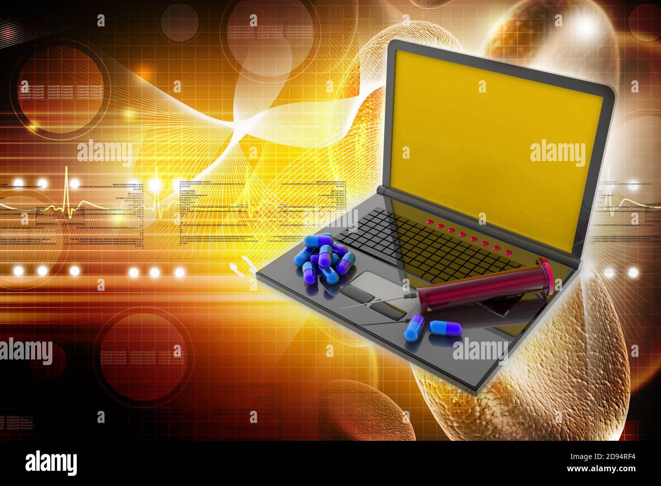 Treatment for computer dependence Stock Photo - Alamy