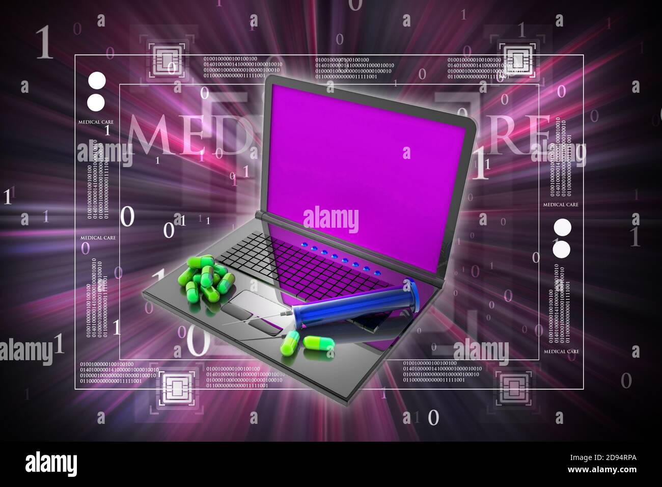 Treatment for computer dependence Stock Photo - Alamy