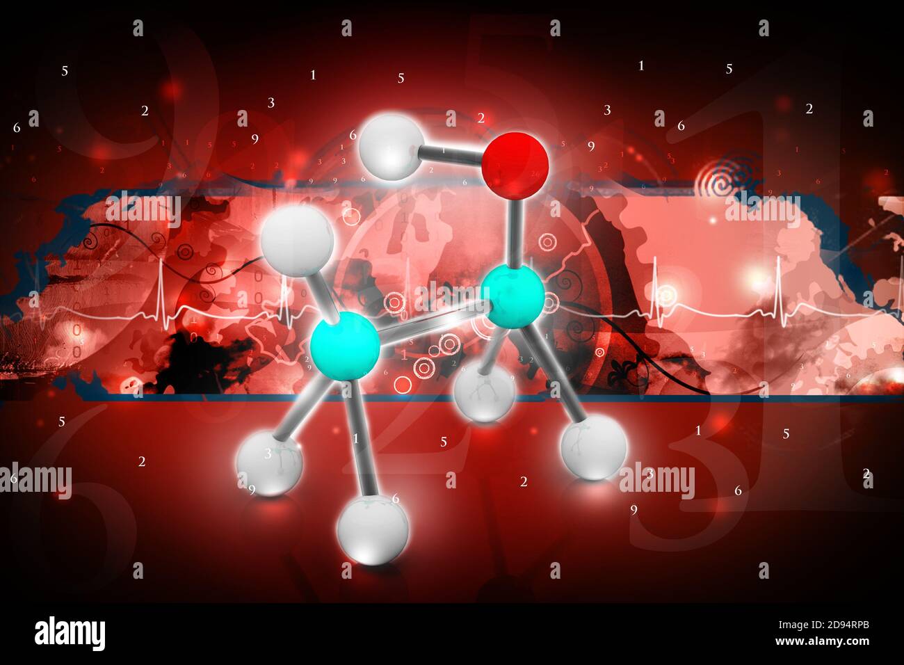 Particle connections hi-res stock photography and images - Alamy