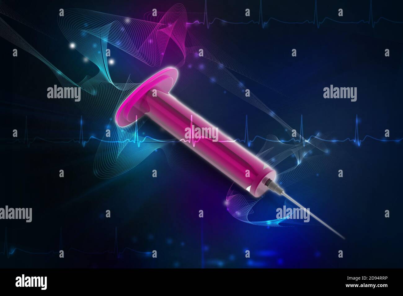 3d rendering of a syringe Stock Photo - Alamy