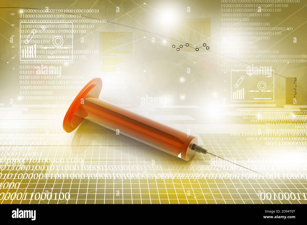 3d rendering of a syringe Stock Photo - Alamy