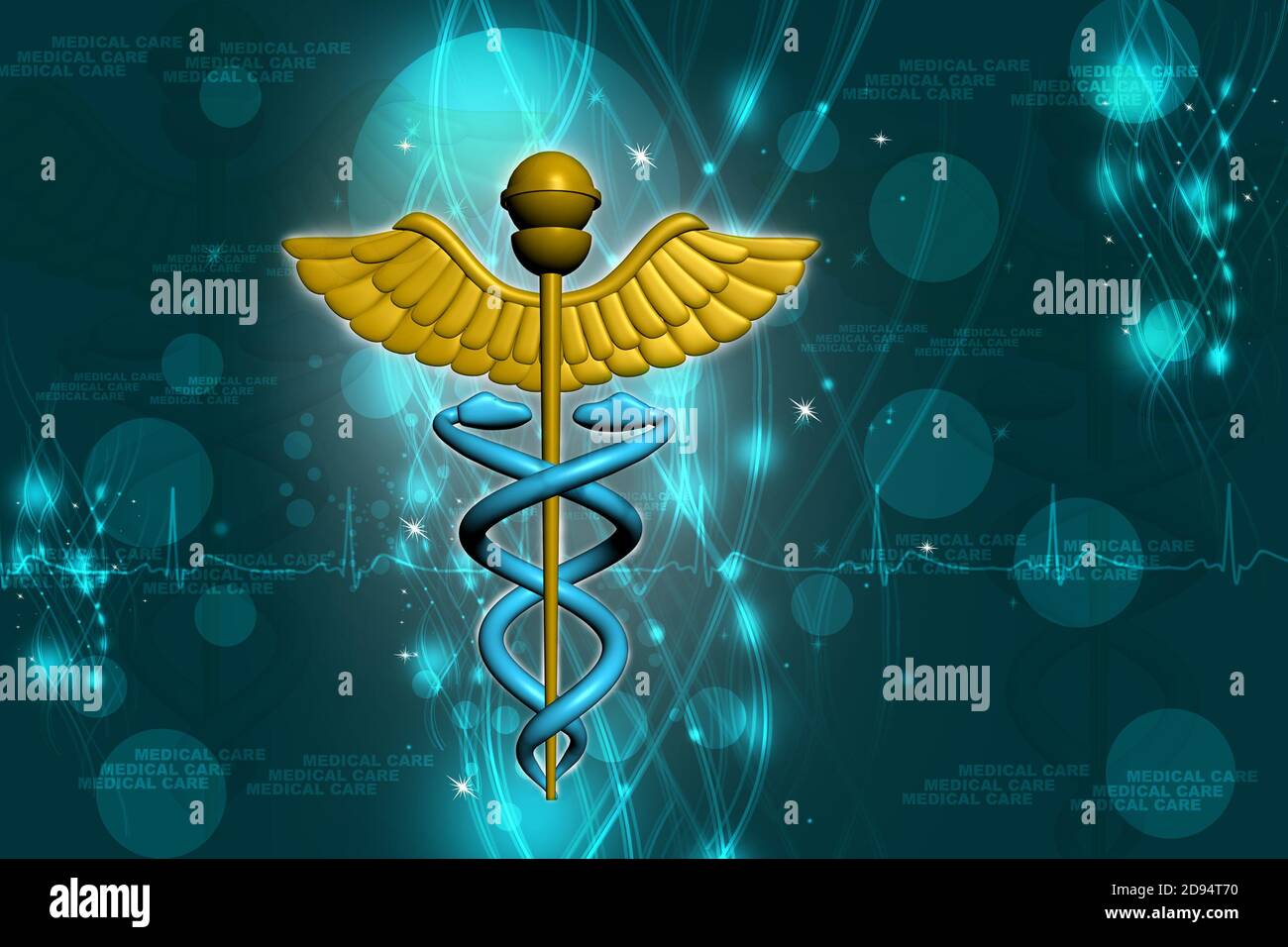 Symbol of medicine in digital background Stock Photo - Alamy