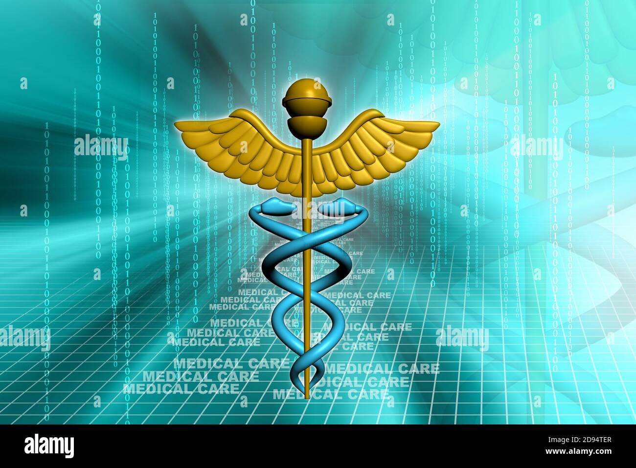 Symbol of medicine in digital background Stock Photo - Alamy