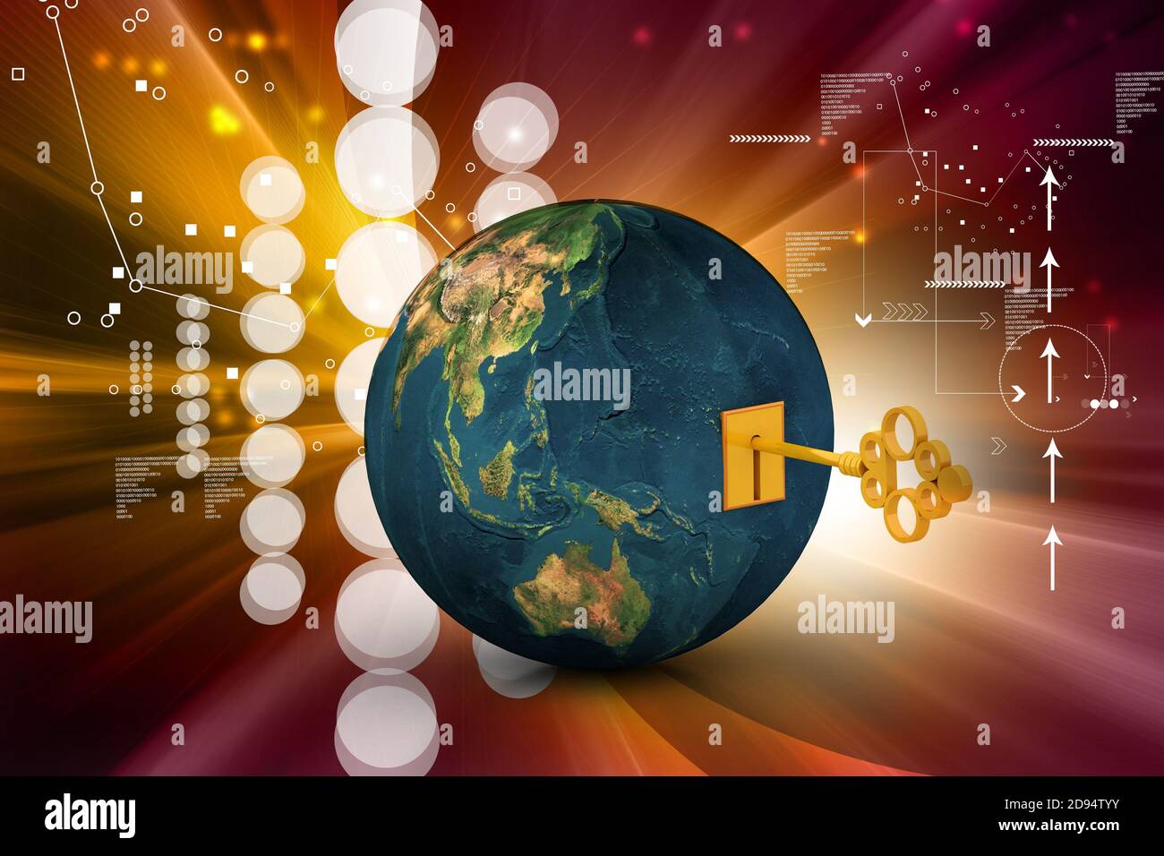 Key of the world Stock Photo - Alamy