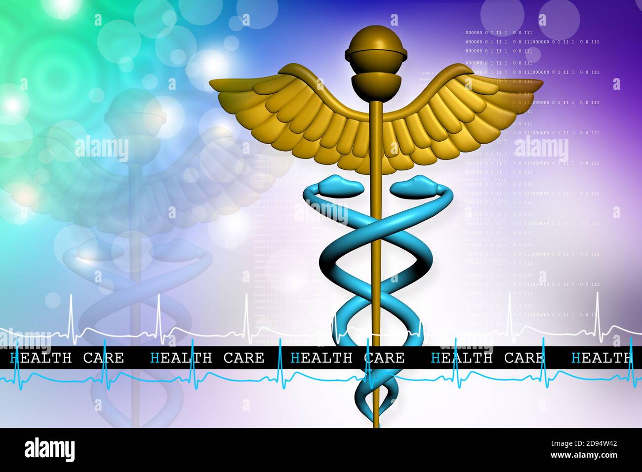 Symbol of medicine in digital background Stock Photo - Alamy