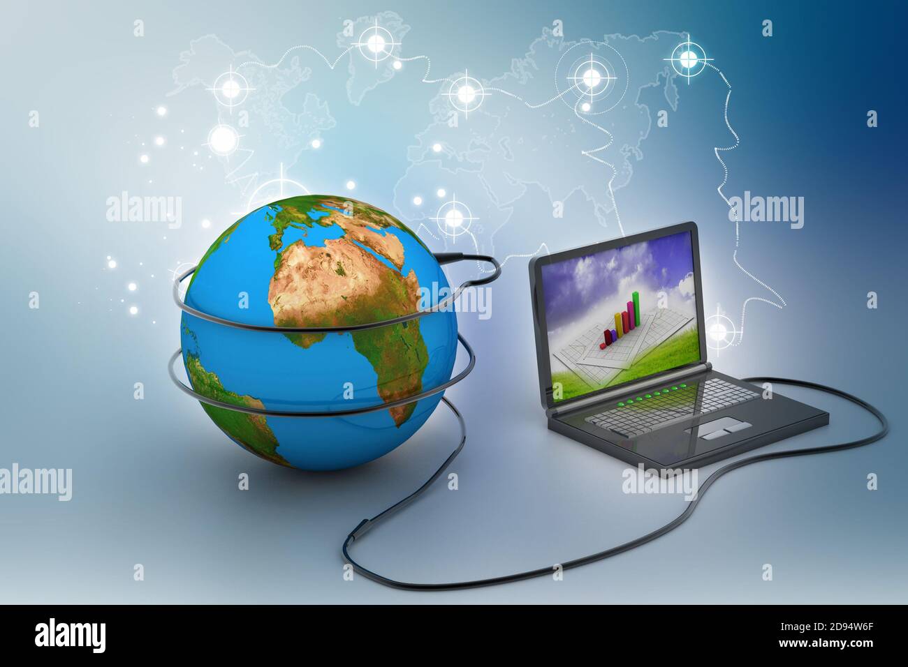 Global internet concept Stock Photo - Alamy