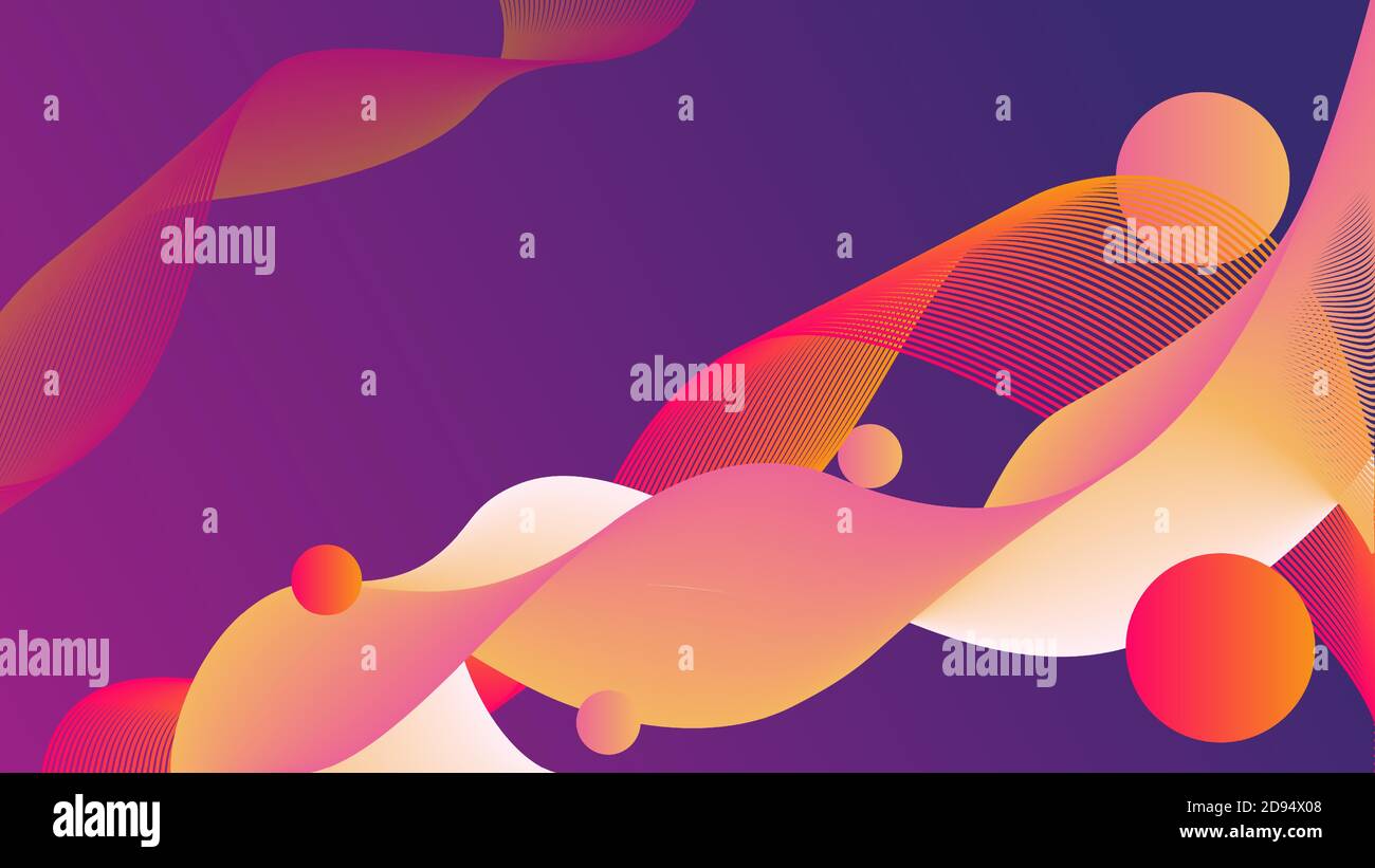 Abstract modern smooth color light waves background Stock Vector Image ...