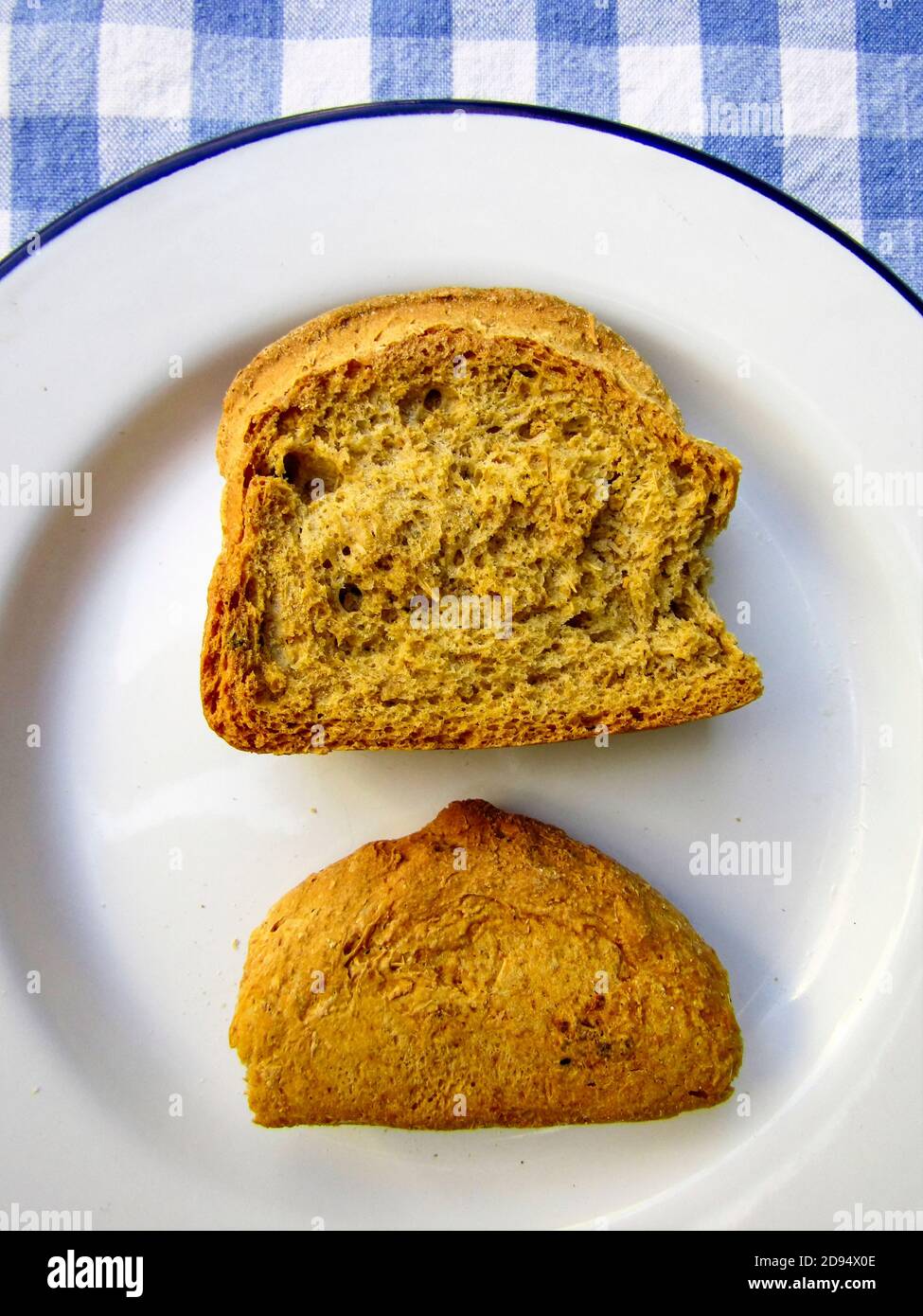 Cretan Barley Rusk, Dakos Stock Photo - Alamy