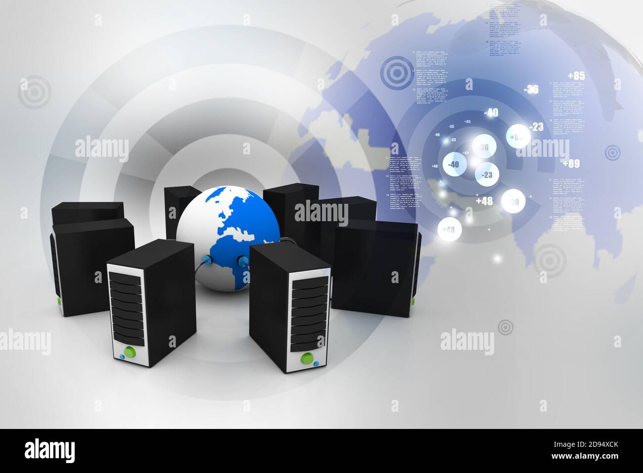 Global computer network Stock Photo - Alamy