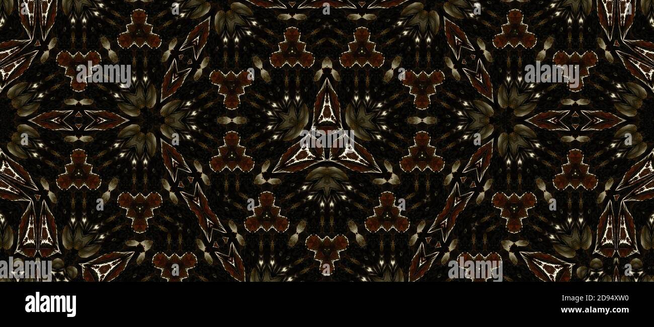 Illustration of kaleidoscope pattern background Stock Photo - Alamy